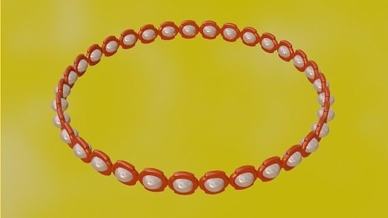 Elegant Gold Chain 3D Model free VR / AR / low-poly 3D model | CGTrader