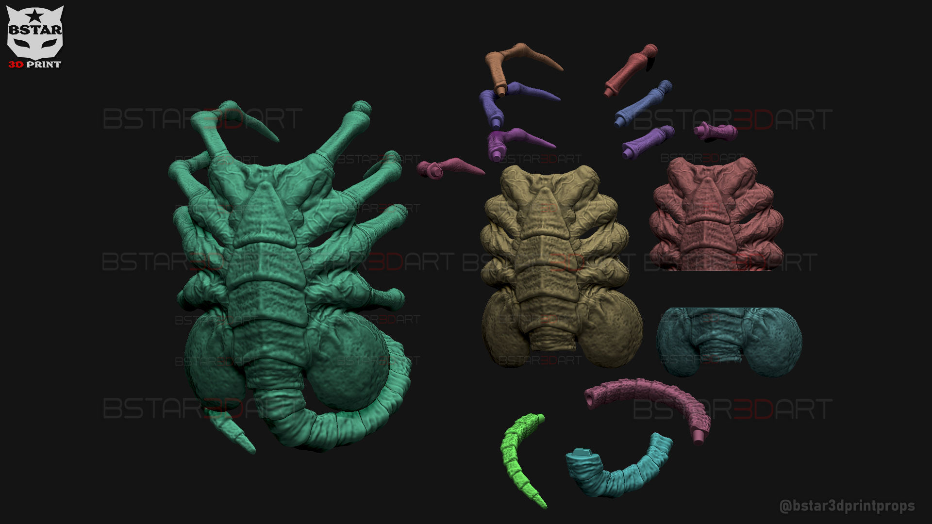 Collection Alien Romulus Movie 2024 3D printable | CGTrader