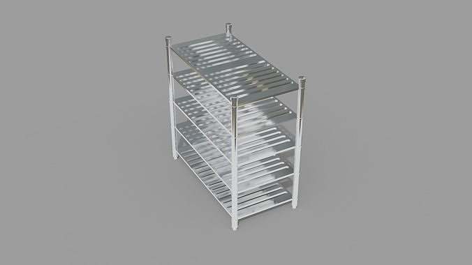 Kitchen Rack free 3D model | CGTrader