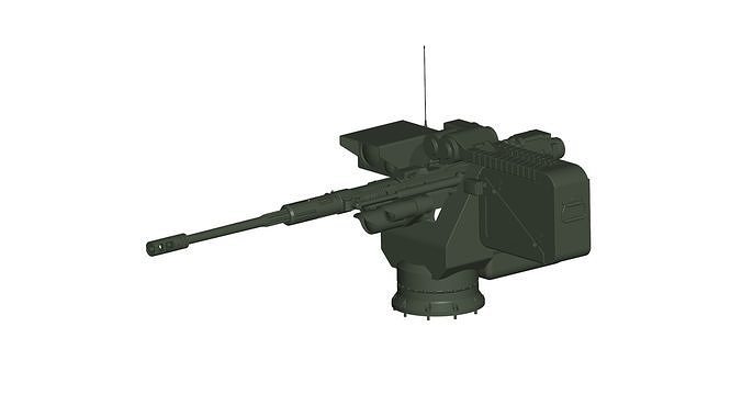 Remote Weapon Station 3D model | CGTrader
