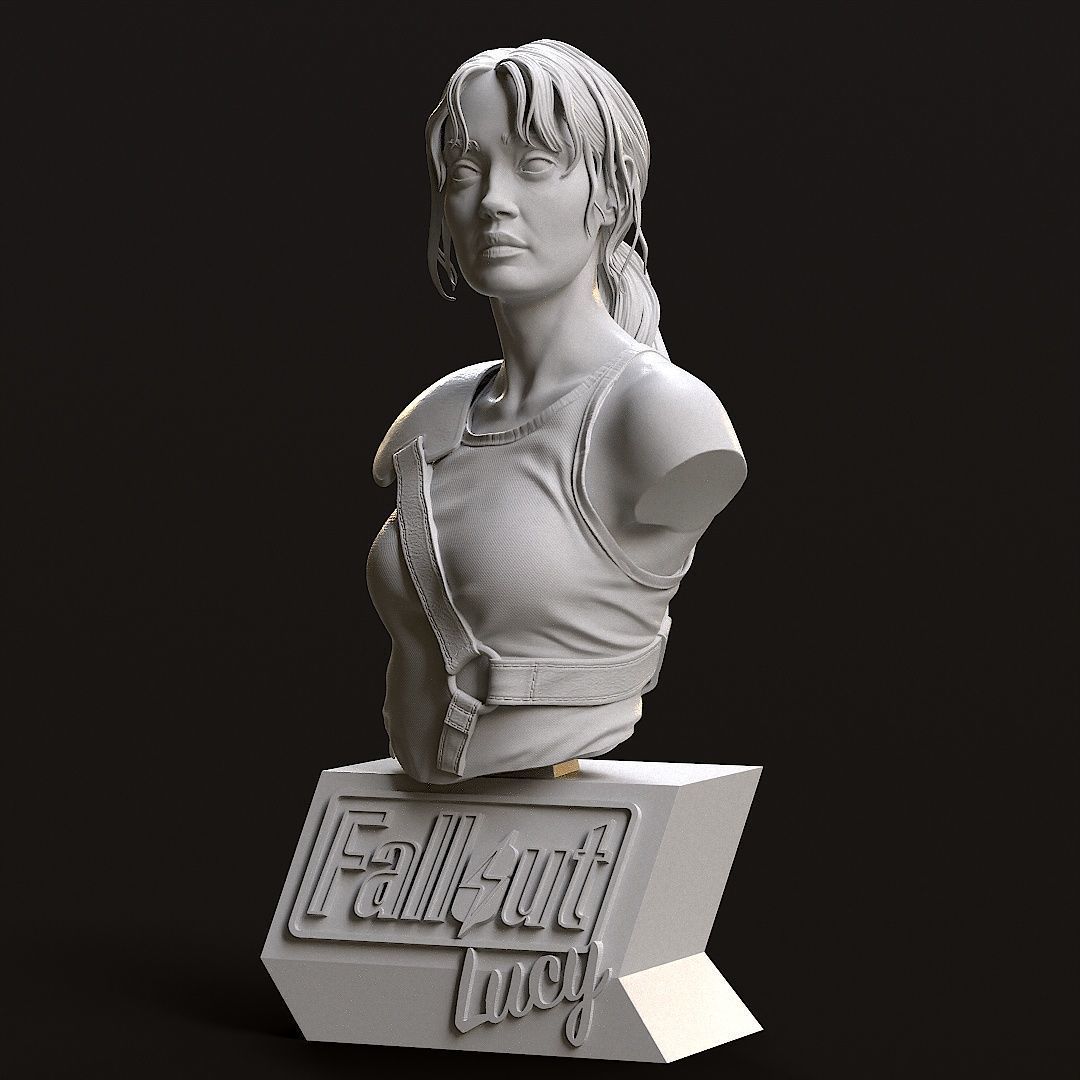 Lucy Bust from Fallout 3D model 3D printable | CGTrader