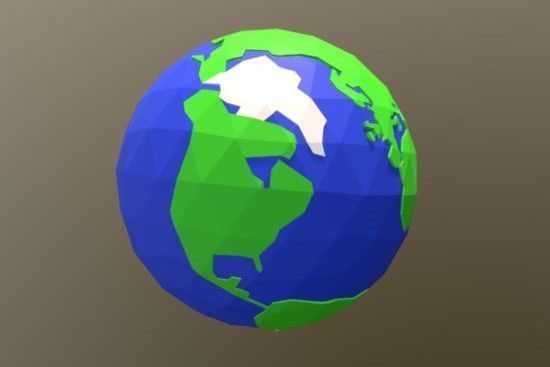 Low poly Planet Earth free VR / AR / low-poly 3D model | CGTrader