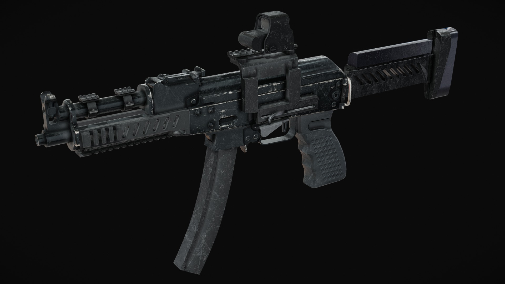 PP-19-01 Vityaz free VR / AR / low-poly 3D model | CGTrader