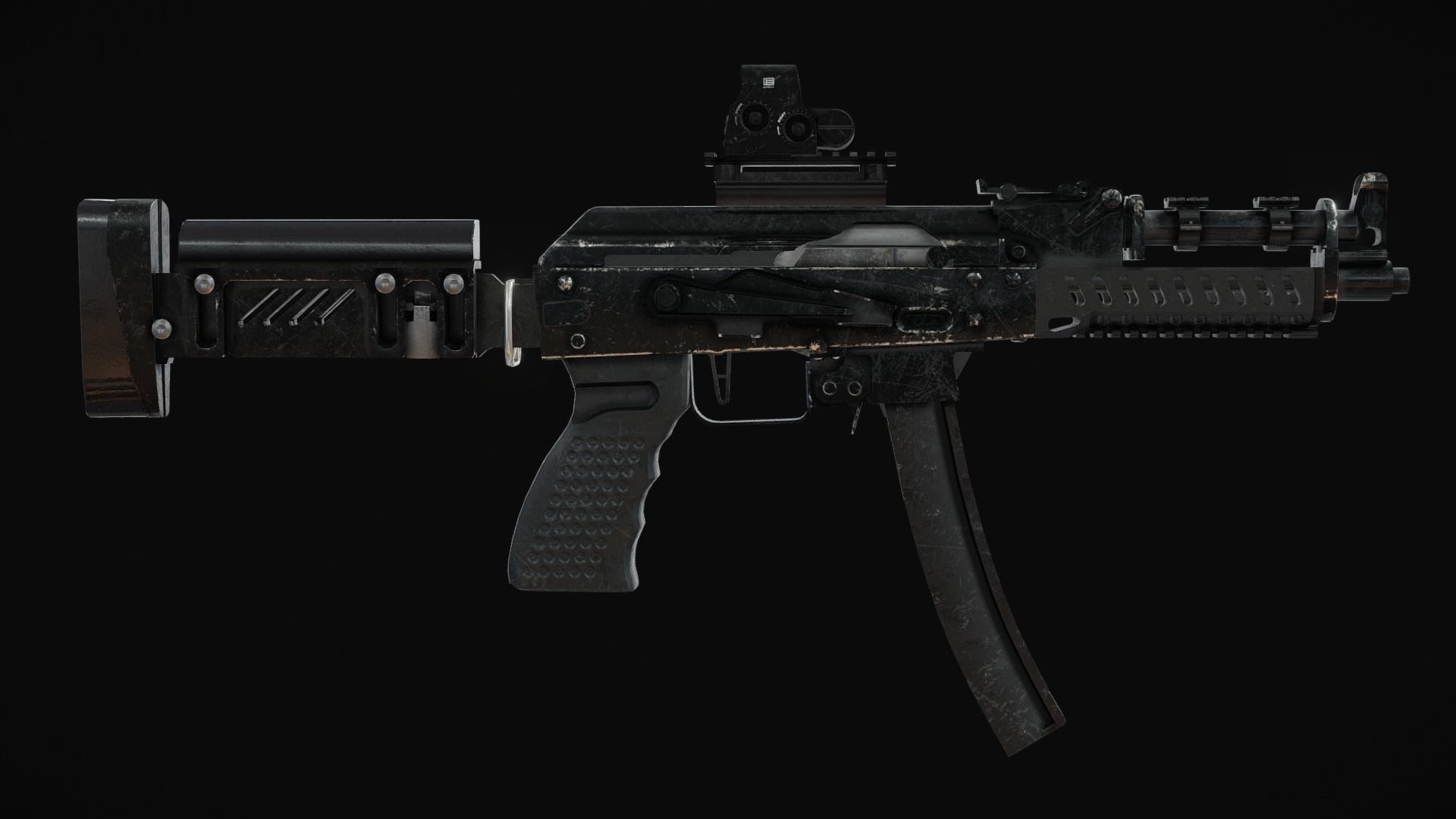 PP-19-01 Vityaz free VR / AR / low-poly 3D model | CGTrader