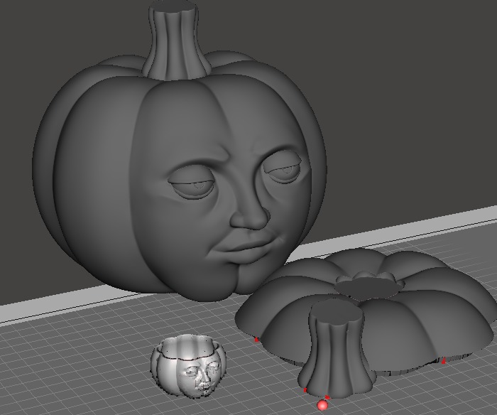 dungeon meshi pumpkin head 3D model | CGTrader