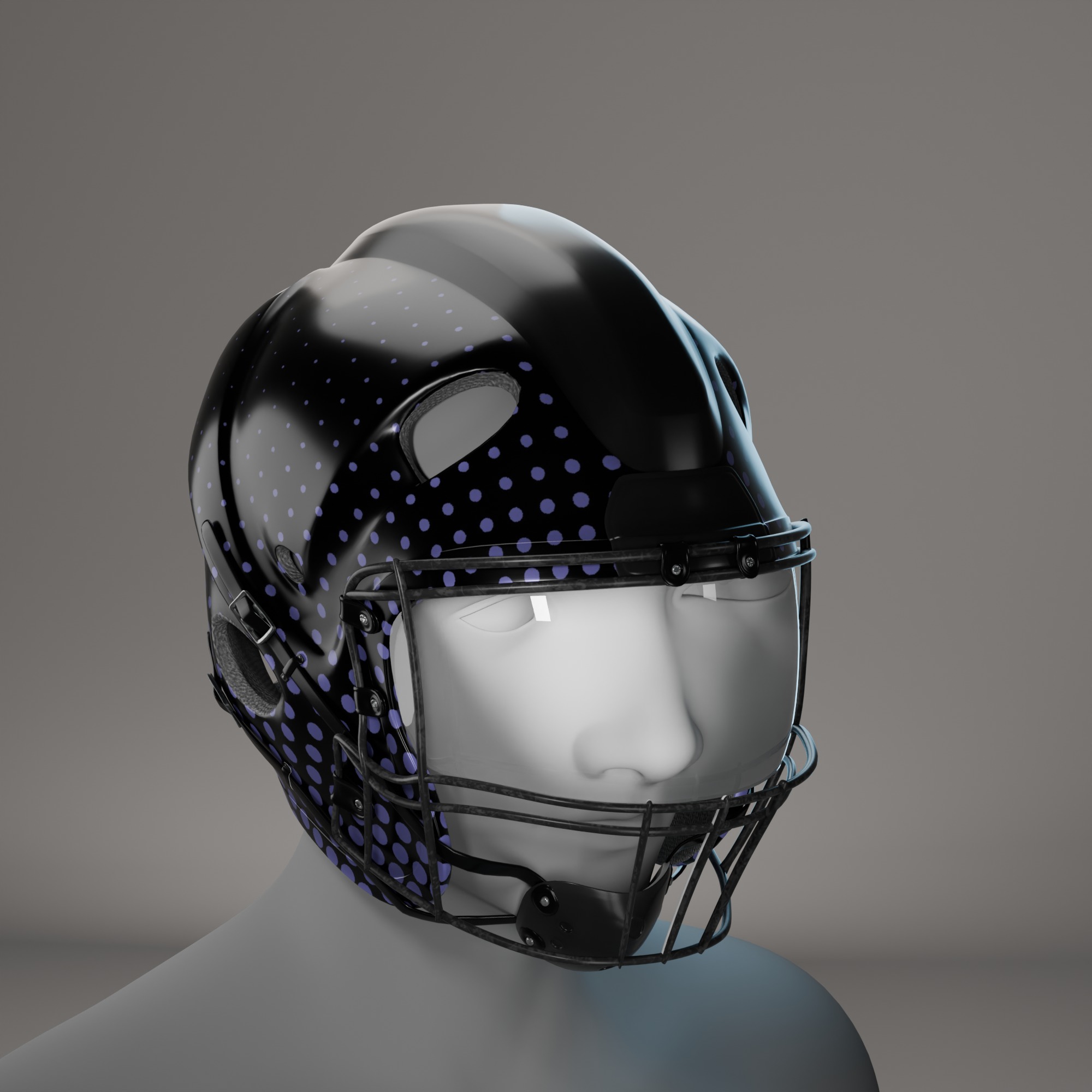 3D model Modern Futuristic Helmet 3D Model High Quality Design VR / AR ...