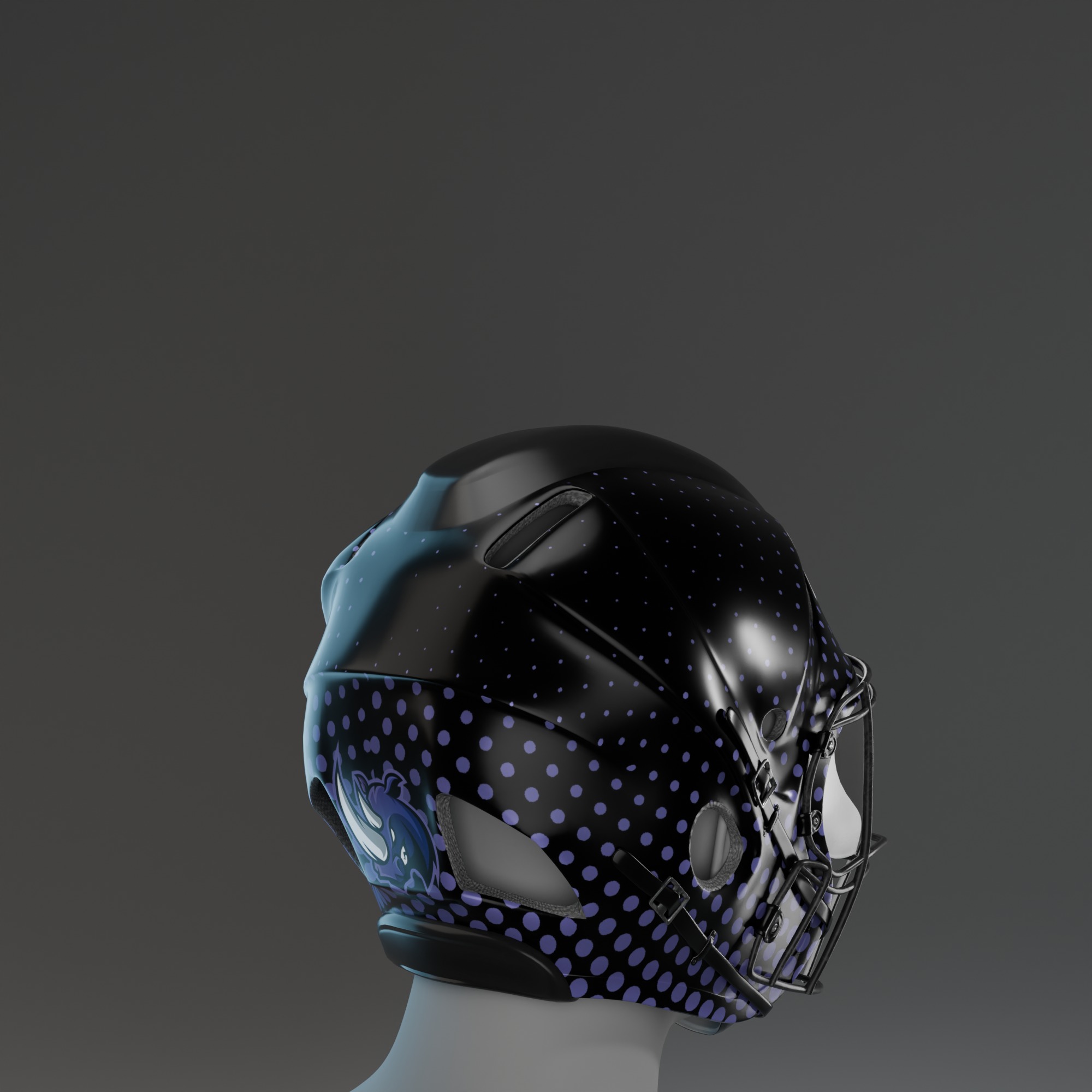 3D model Modern Futuristic Helmet 3D Model High Quality Design VR / AR ...