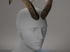 Ram Horns 3D Model High Quality Character Accessory free VR / AR / low ...