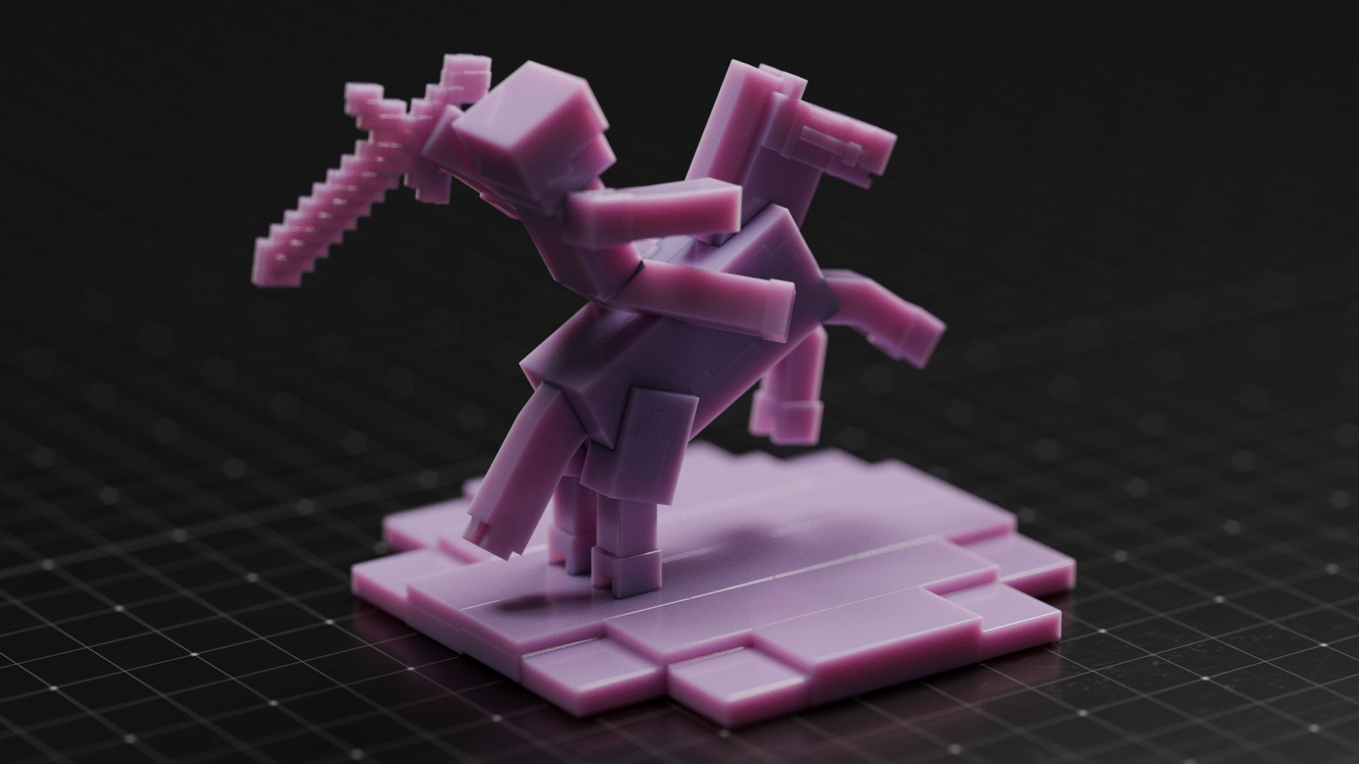 Minecraft 3d Print model 3D model 3D printable | CGTrader