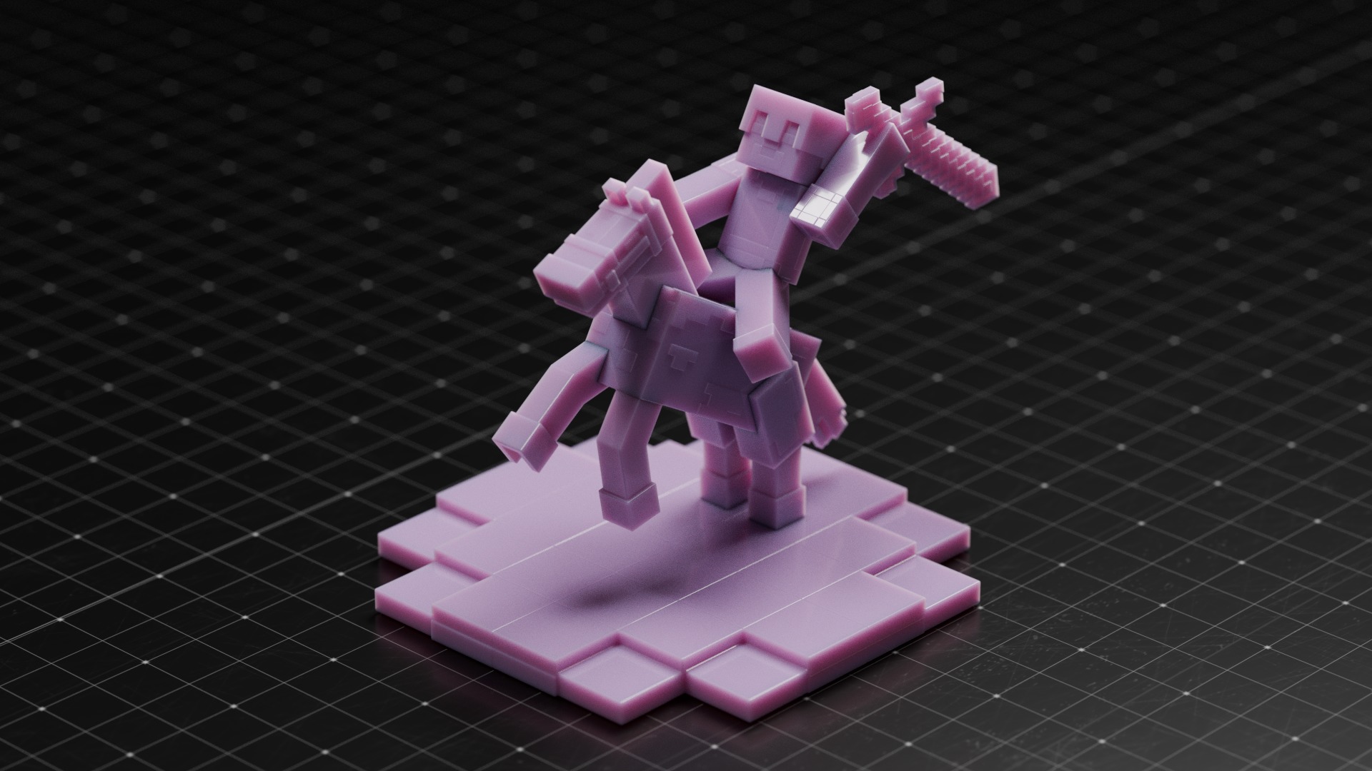 Minecraft 3d Print model 3D model 3D printable | CGTrader