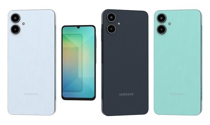 Samsung Galaxy A06 All Colors 3D model | CGTrader