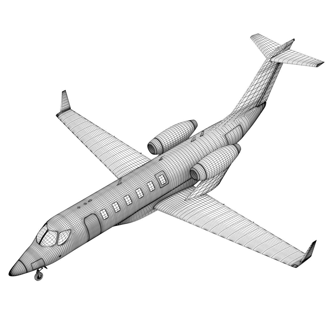 Hondajet Echelon airplane 3D model | CGTrader