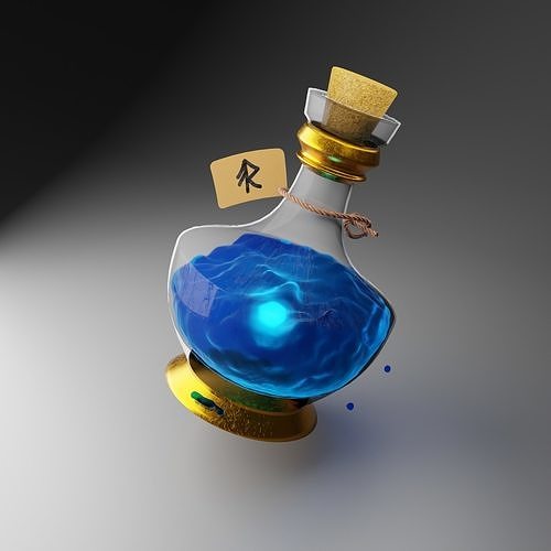 Energy Potion free 3D model | CGTrader