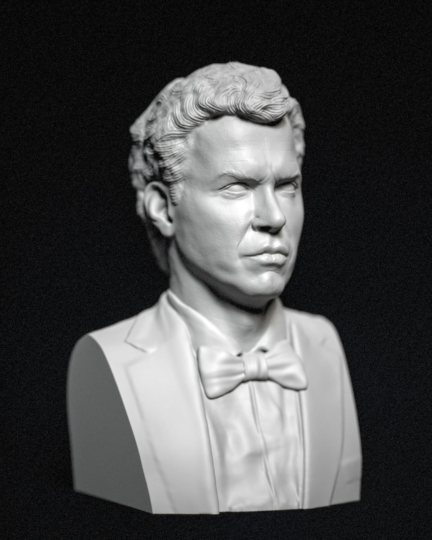 Batman 1989 Michael Keaton Bruce Wayne bust headsculpts 3D model 3D ...