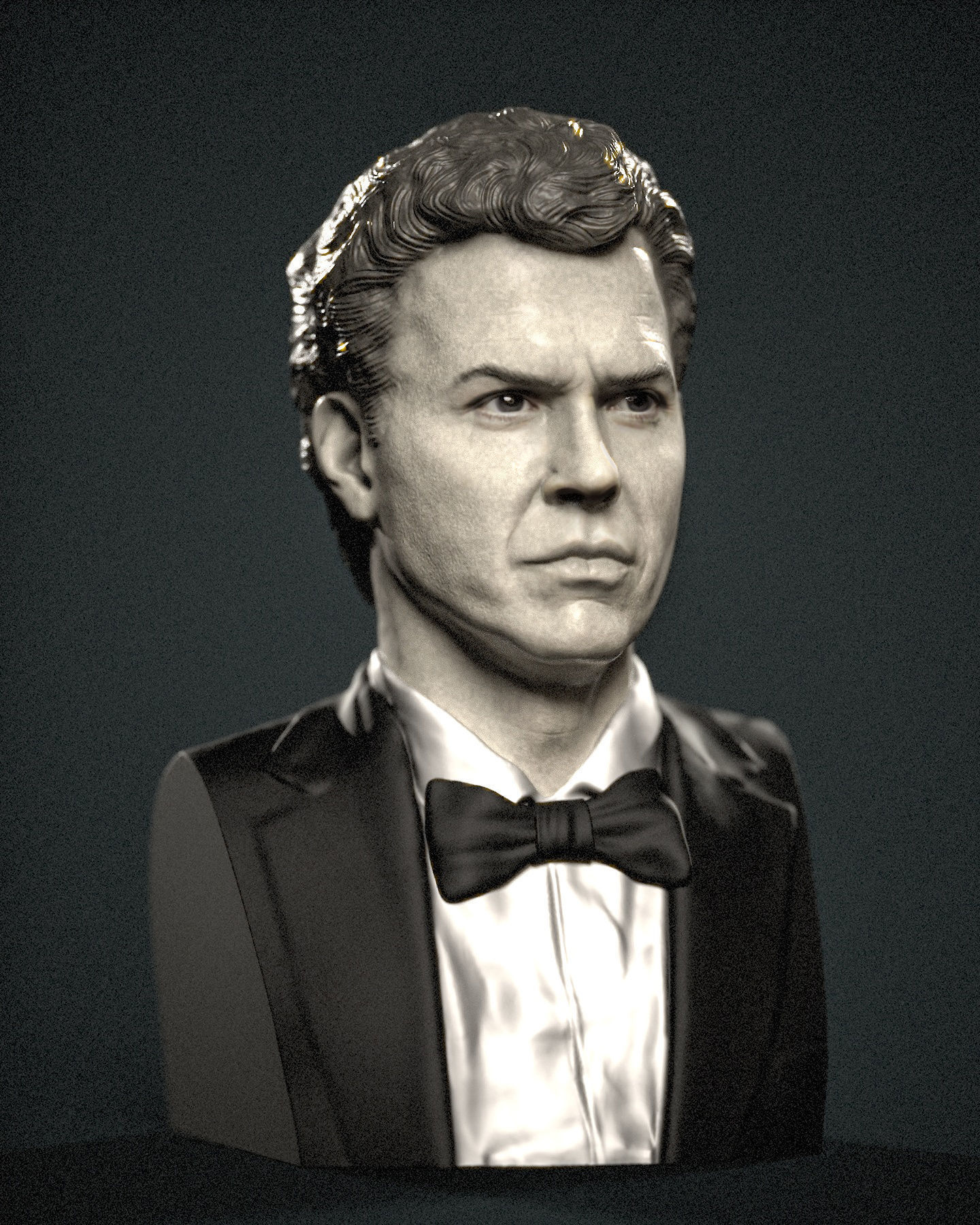 Batman 1989 Michael Keaton Bruce Wayne bust headsculpts 3D model 3D ...