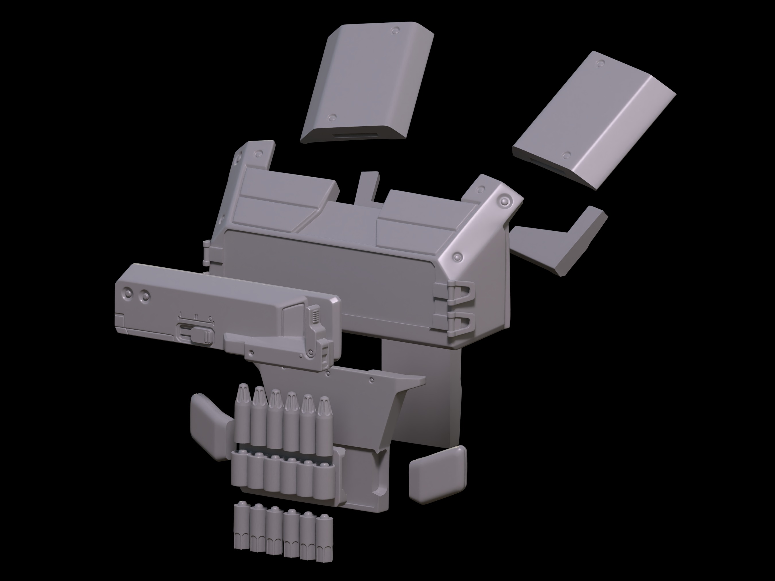 Trapdoor chest attachment 3d print file 3D model 3D printable | CGTrader