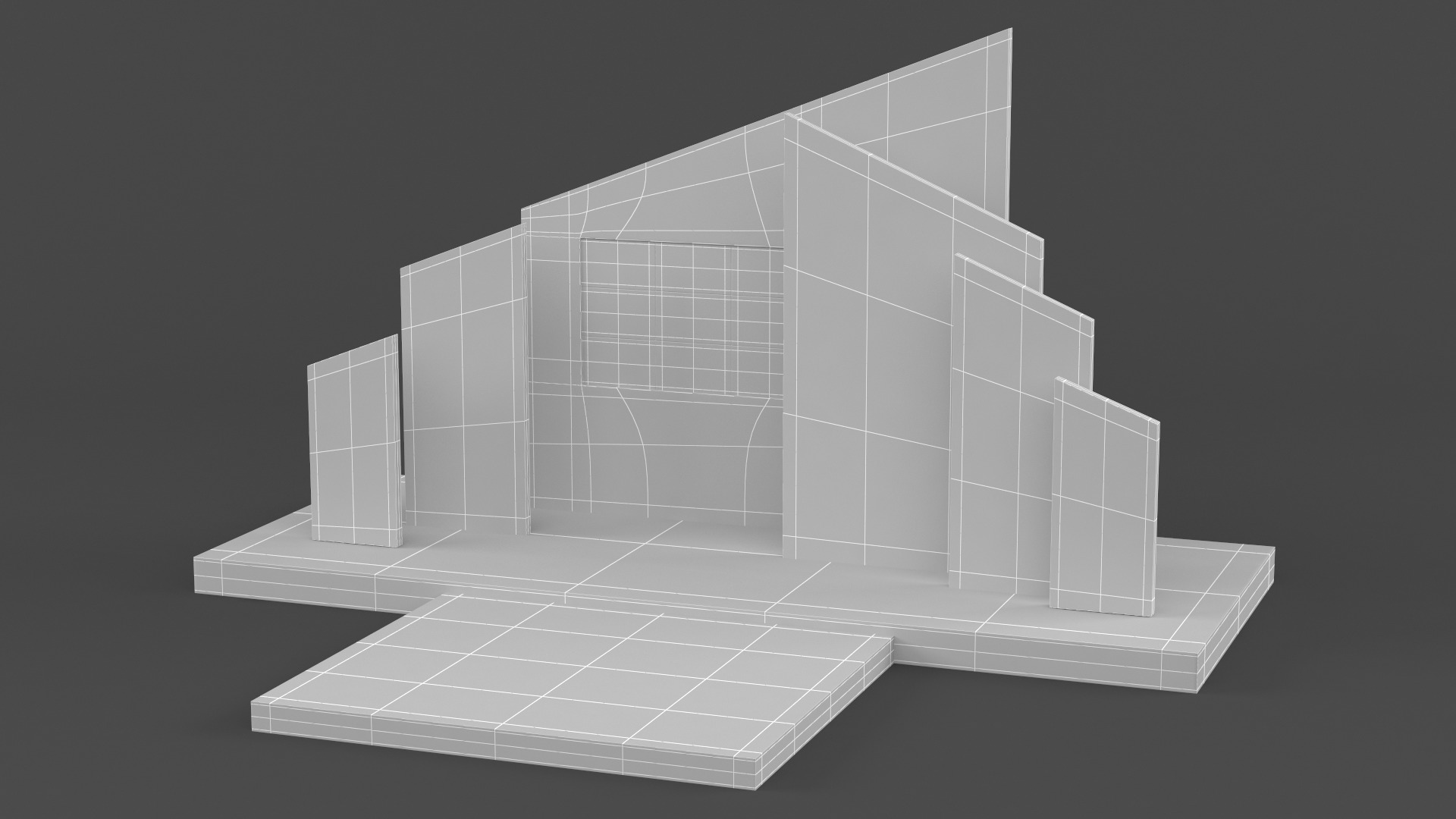 Exhibition Booth free 3D model | CGTrader