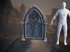 Fantasy Medieval Stylized Window - Grand Abbey Arch 3D model | CGTrader