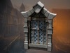 Fantasy Medieval Stylized Window - Gabled Stone Frame 3D model | CGTrader