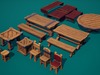 3D model Stylized Cook Pack - Unreal Engine Asset Pack VR / AR / low ...