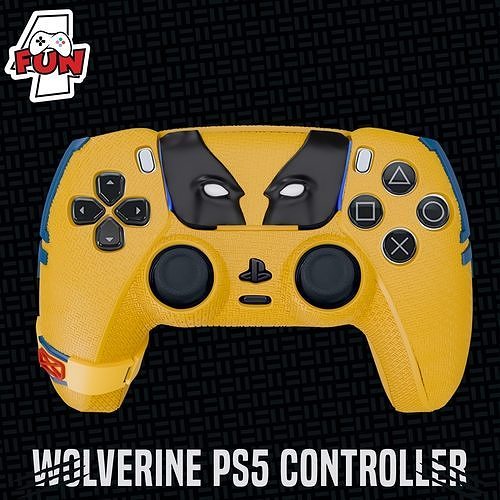 Wolverine Skin For PS5 controller Decorative 3D model 3D printable ...