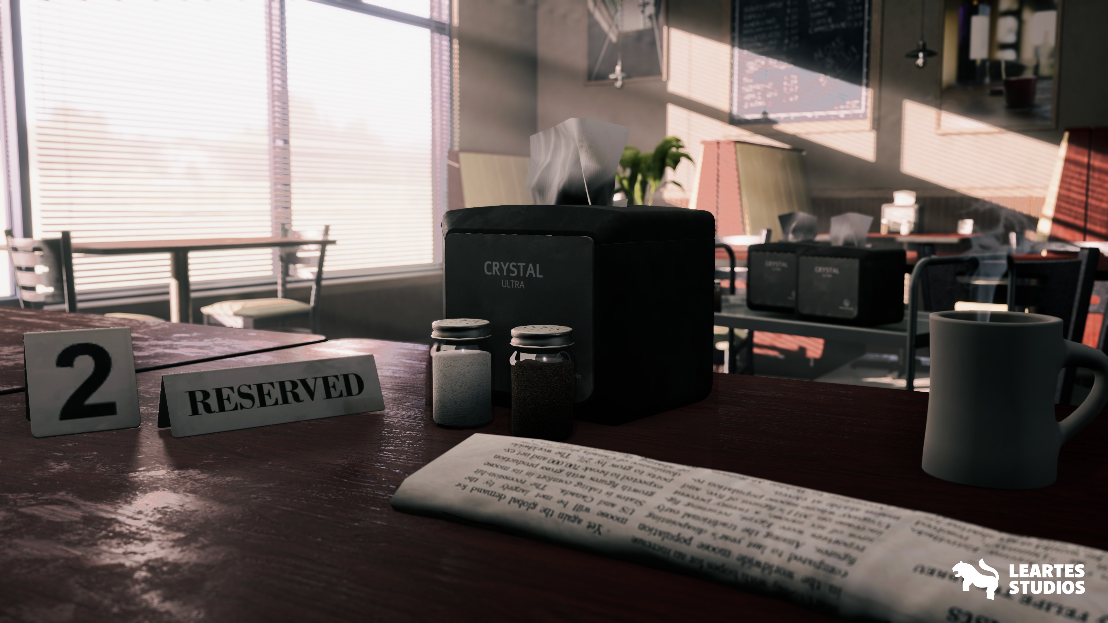 Coffee Shop Environment free VR / AR / low-poly 3D model | CGTrader