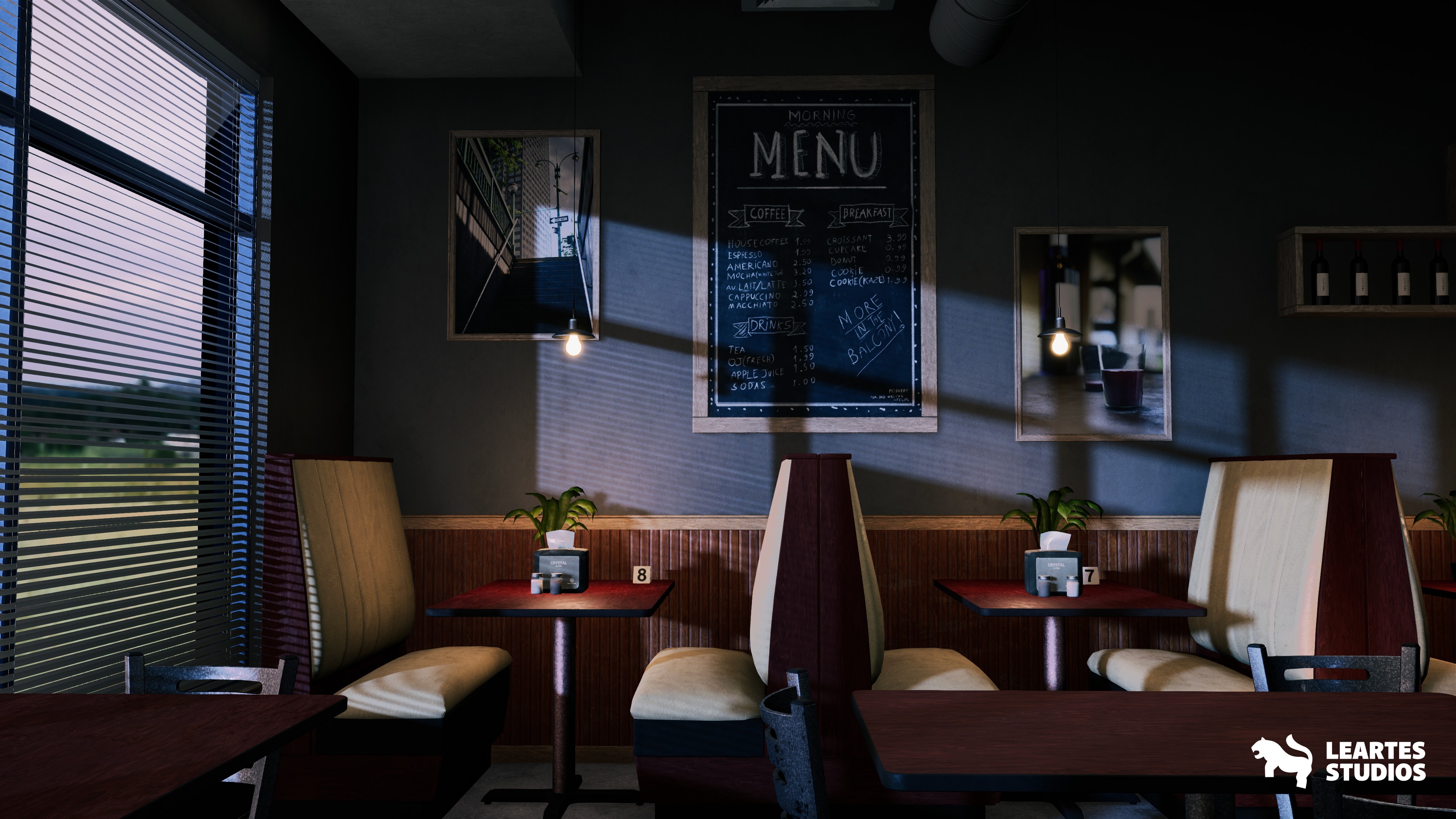Coffee Shop Environment free VR / AR / low-poly 3D model | CGTrader