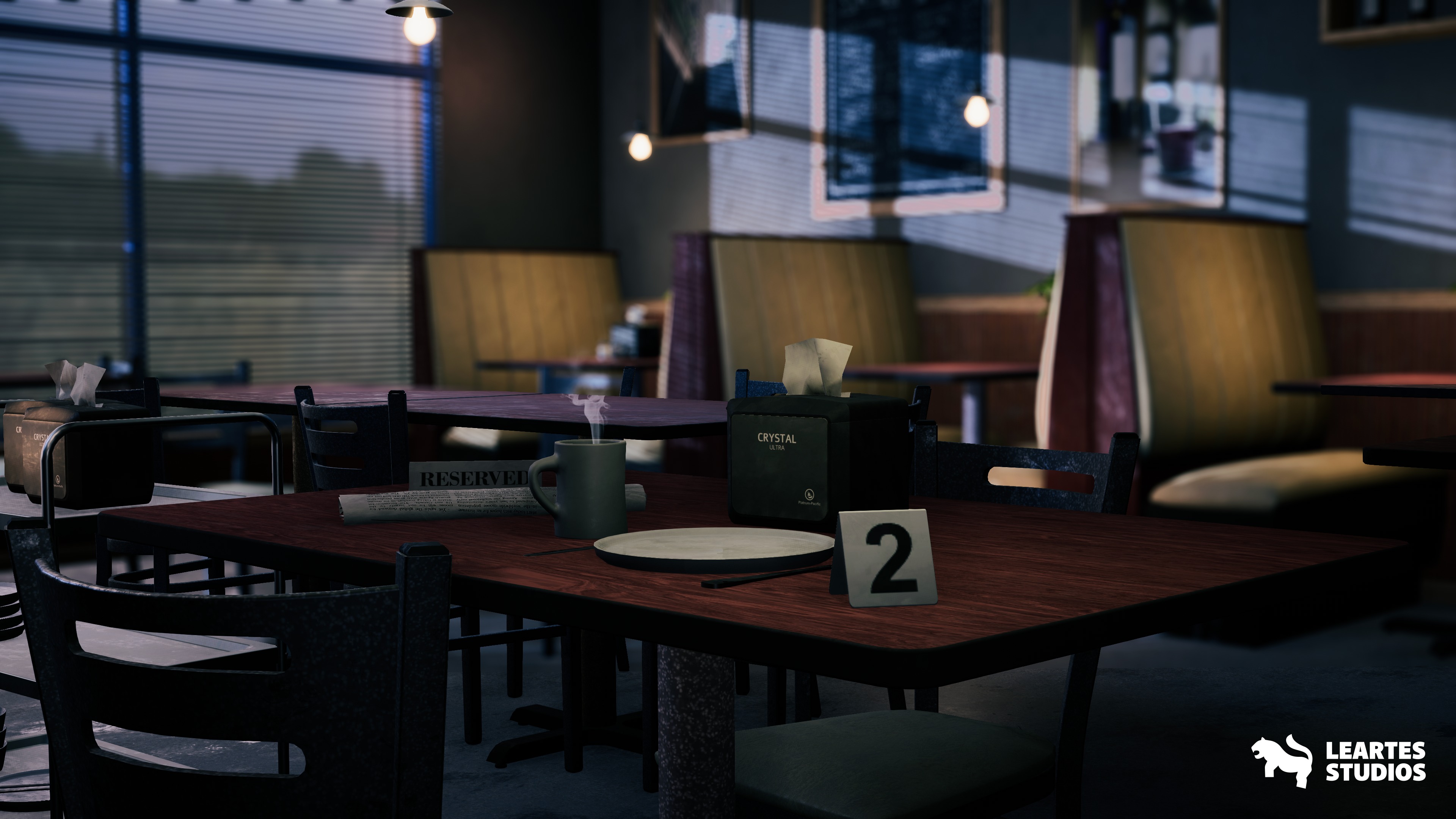 Coffee Shop Environment free VR / AR / low-poly 3D model | CGTrader