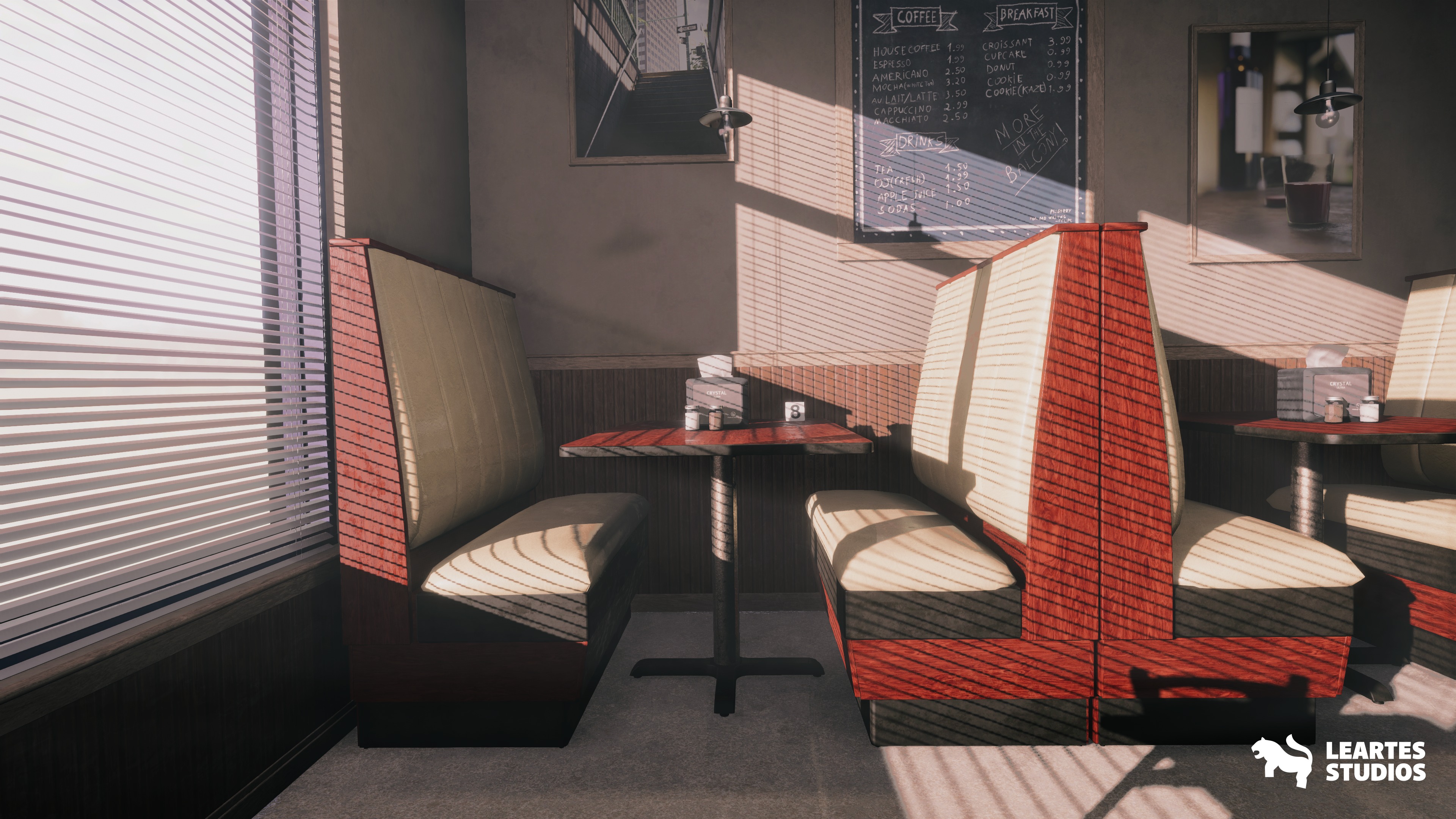 Coffee Shop Environment free VR / AR / low-poly 3D model | CGTrader