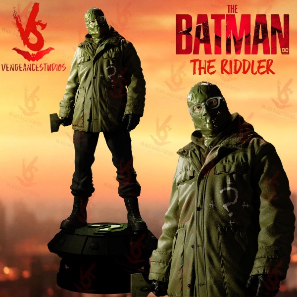 The Riddler The Batman 3D model 3D printable | CGTrader