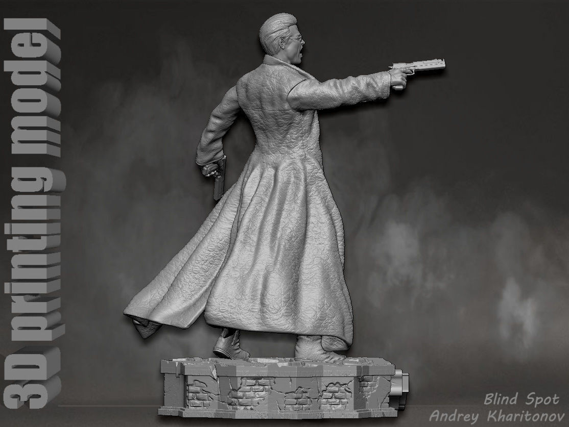 Albert Wesker Resident Evil 3D model 3D printable | CGTrader
