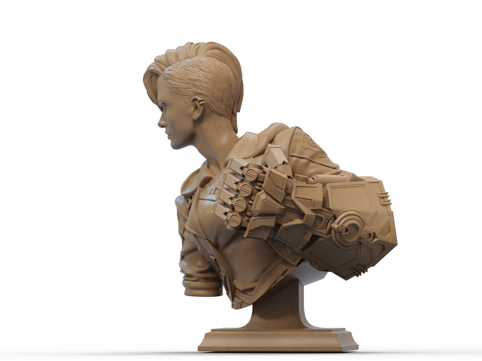 VI Bust 3D Print 3D model 3D printable | CGTrader