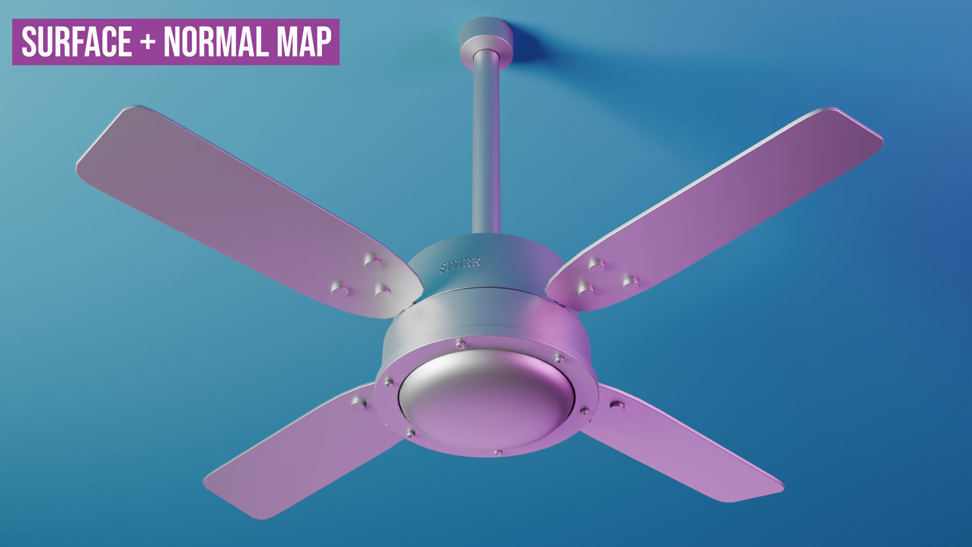 Ceiling Fan free 3D model | CGTrader