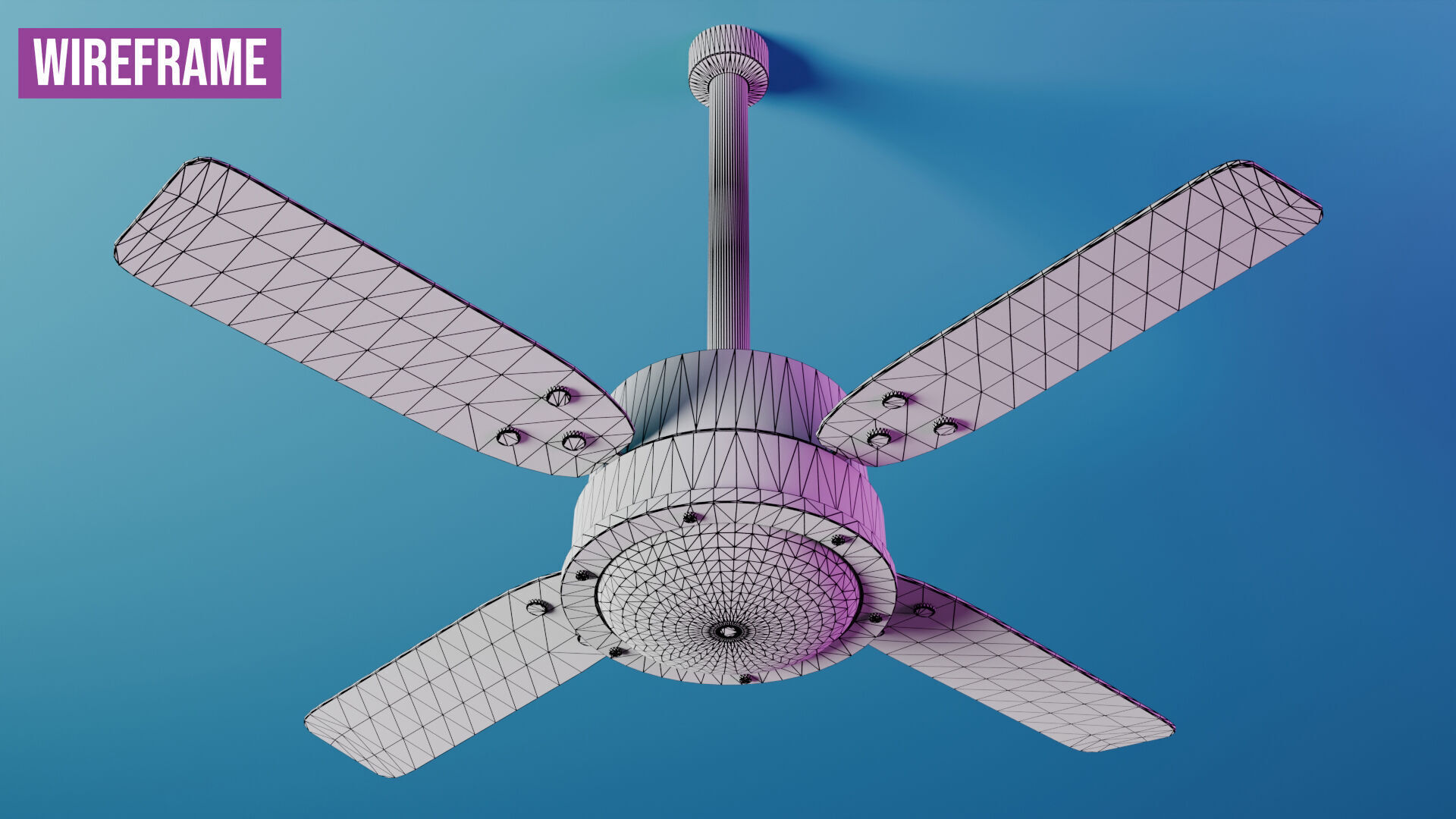 Ceiling Fan free 3D model | CGTrader