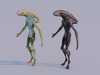 Horror Tall Alien Creature free 3D model | CGTrader
