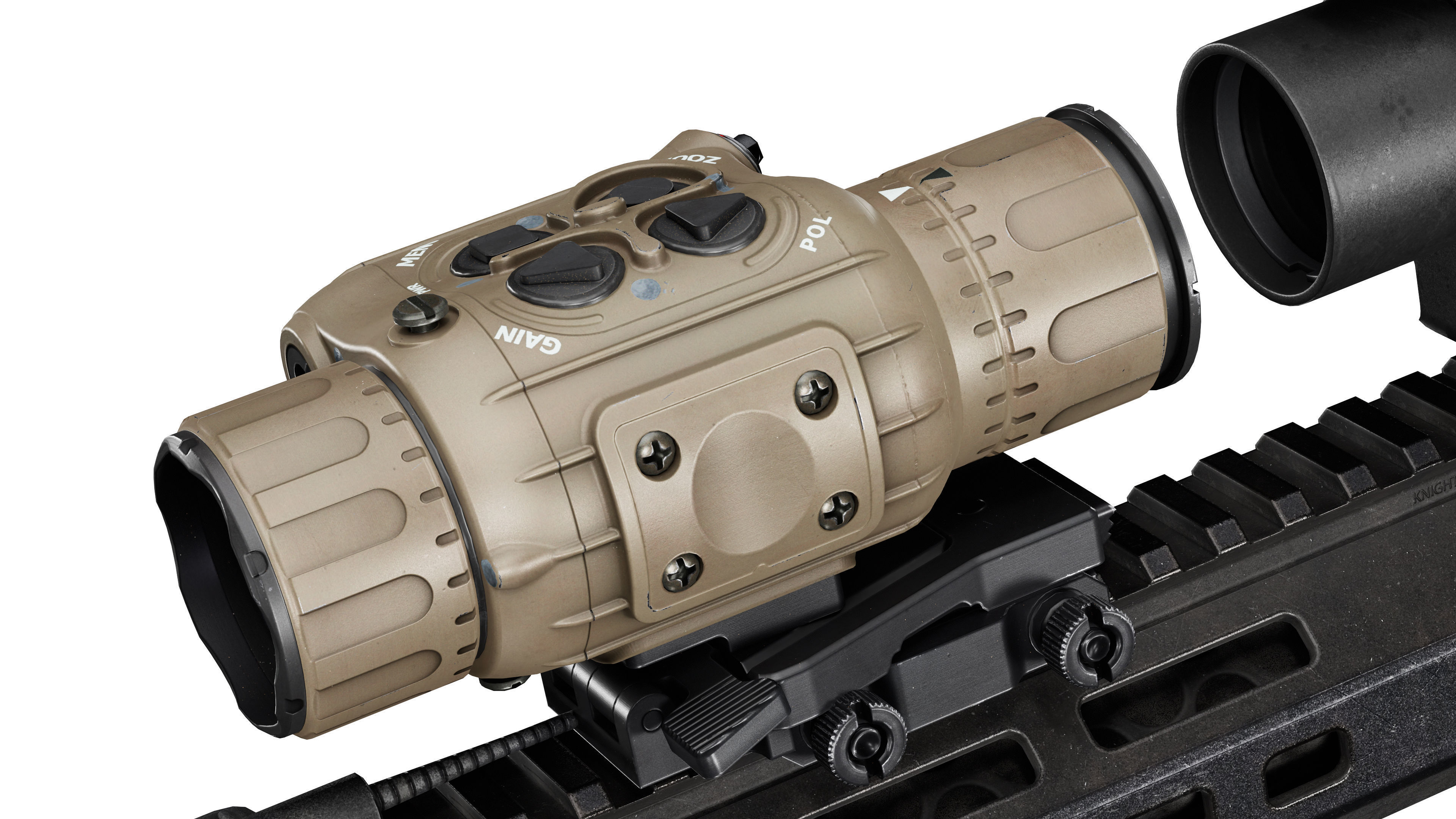 3D model PIXELS ON TARGET VOODOO-S THERMAL SIGHT VR / AR / low-poly ...