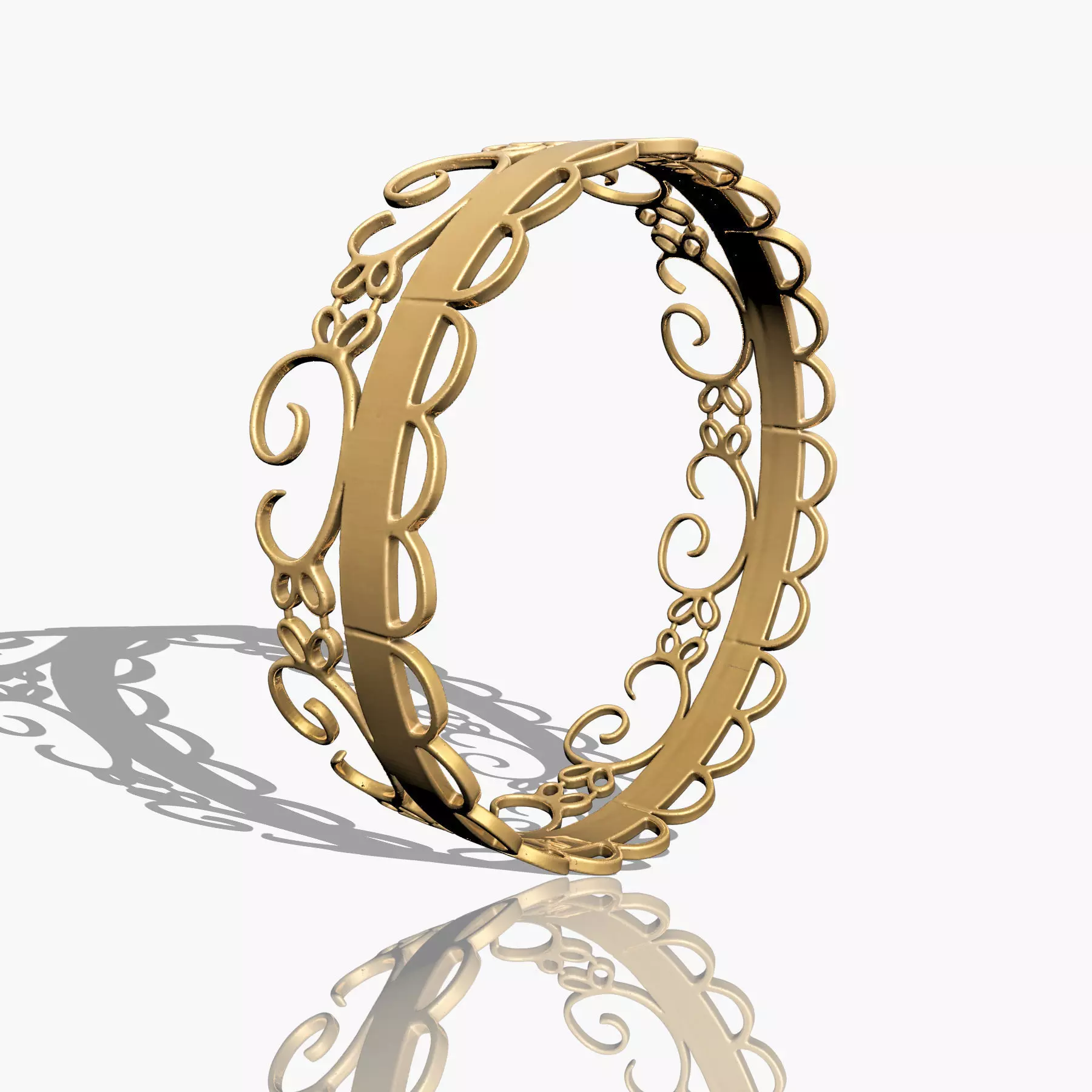 Bracelet STL M02 free 3D model 3D printable | CGTrader