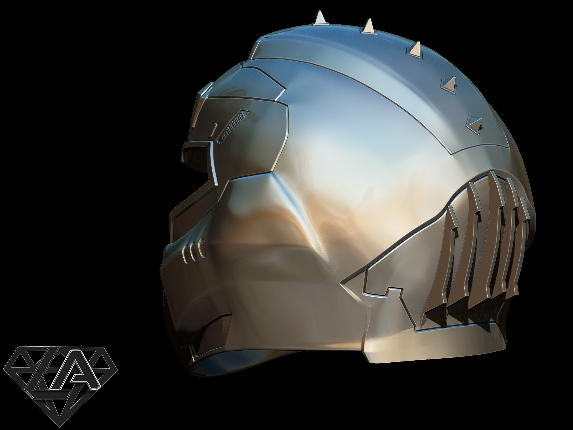 Doom The Dark Ages helmet 3D model 3D printable | CGTrader