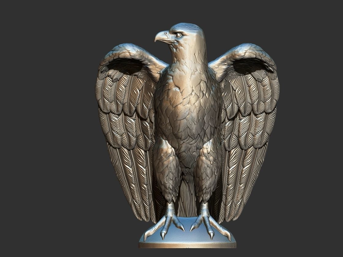 Eagle 3D print model stl for cnc and 3d printing 3D model 3D printable ...