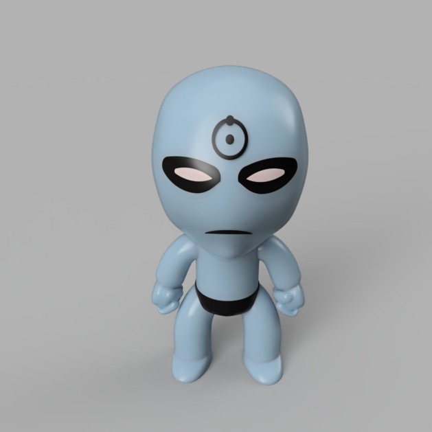 DC Comics Watchmen Mini Doctor Manhattan Jon Osterman 3D model | CGTrader
