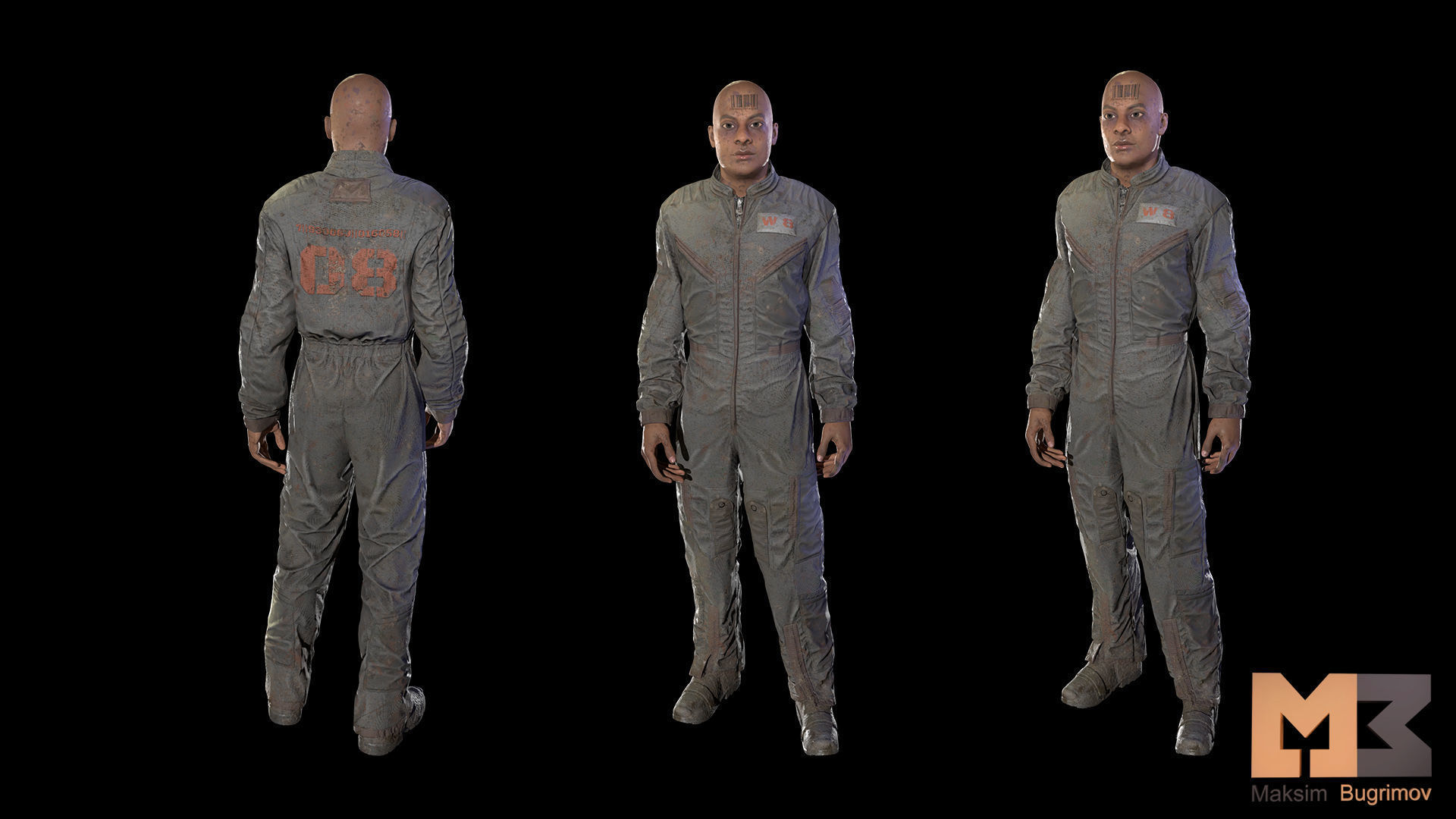 3D model NPC Dystopia Characters VR / AR / low-poly | CGTrader