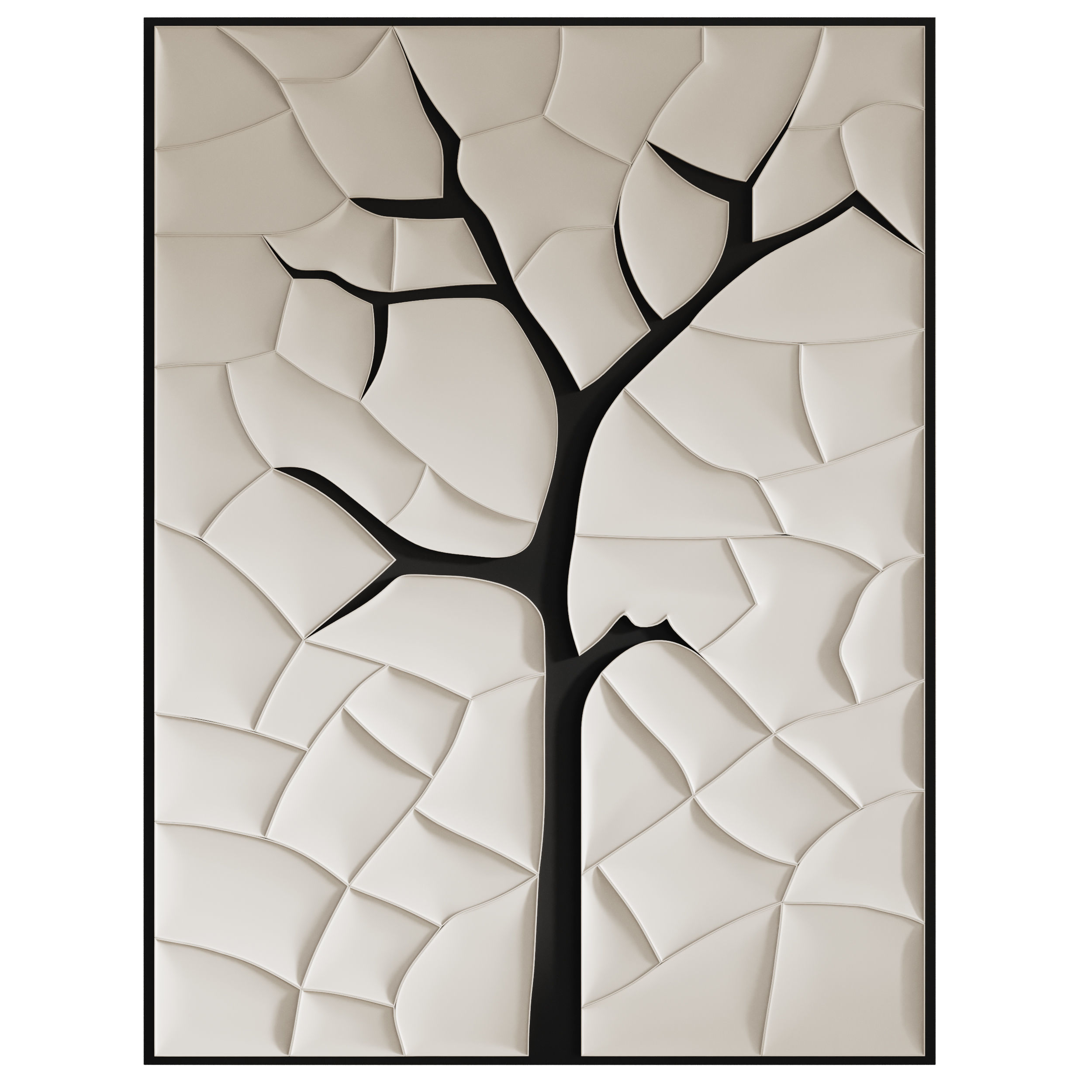 Black Tree Wall art 3D model | CGTrader
