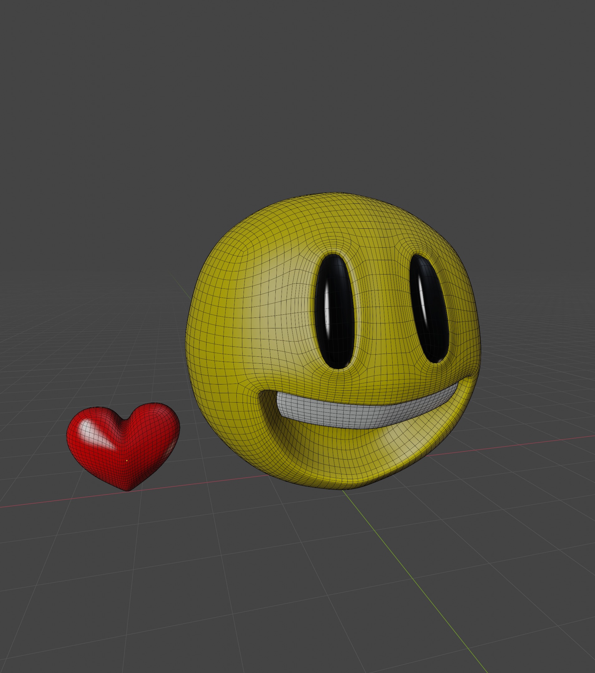 3D Smile Emoji free VR / AR / low-poly 3D model | CGTrader