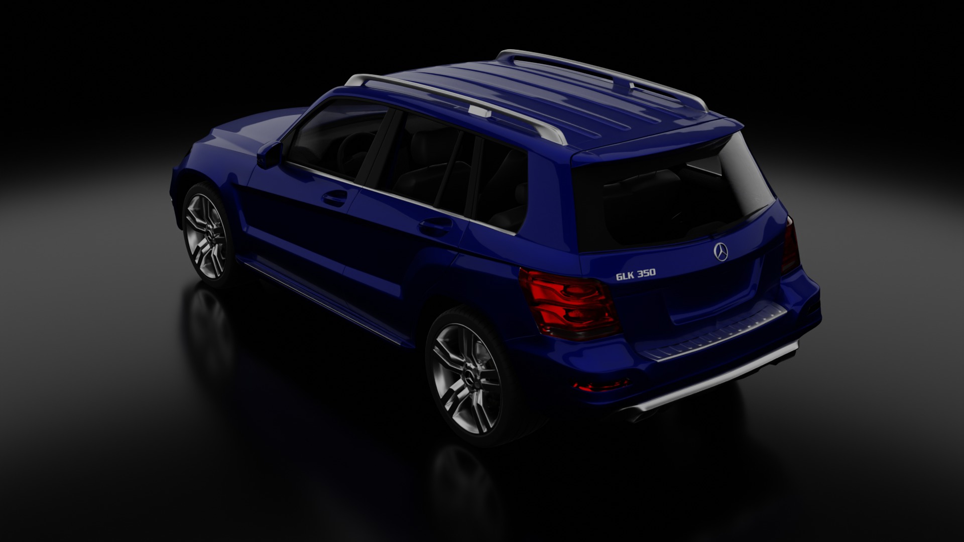 GLK 350 GLTF File with Detailed Material-Based Texturing free 3D model ...