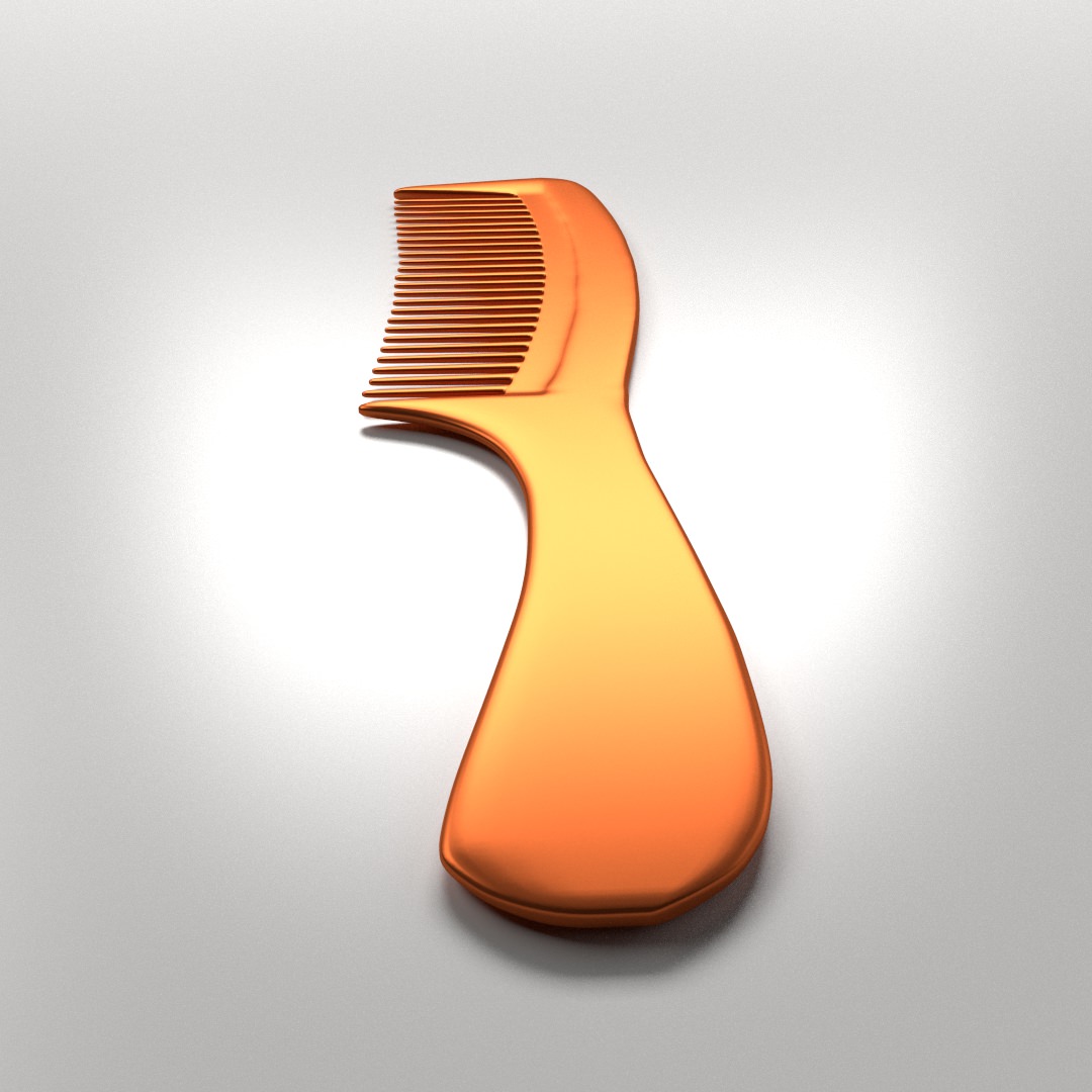 Hair Comb 3D model | CGTrader