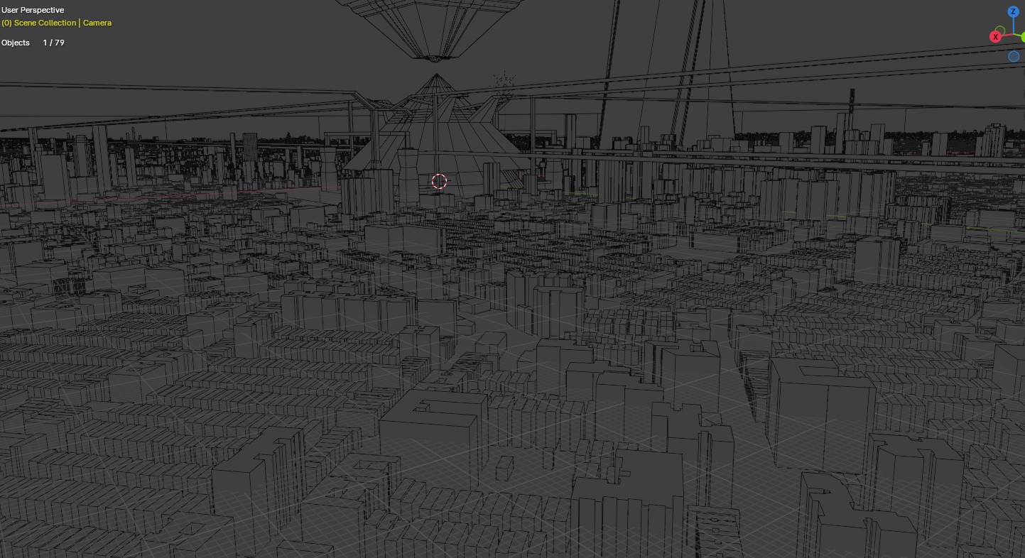 Sci-fi futuristic mega city 3D model | CGTrader