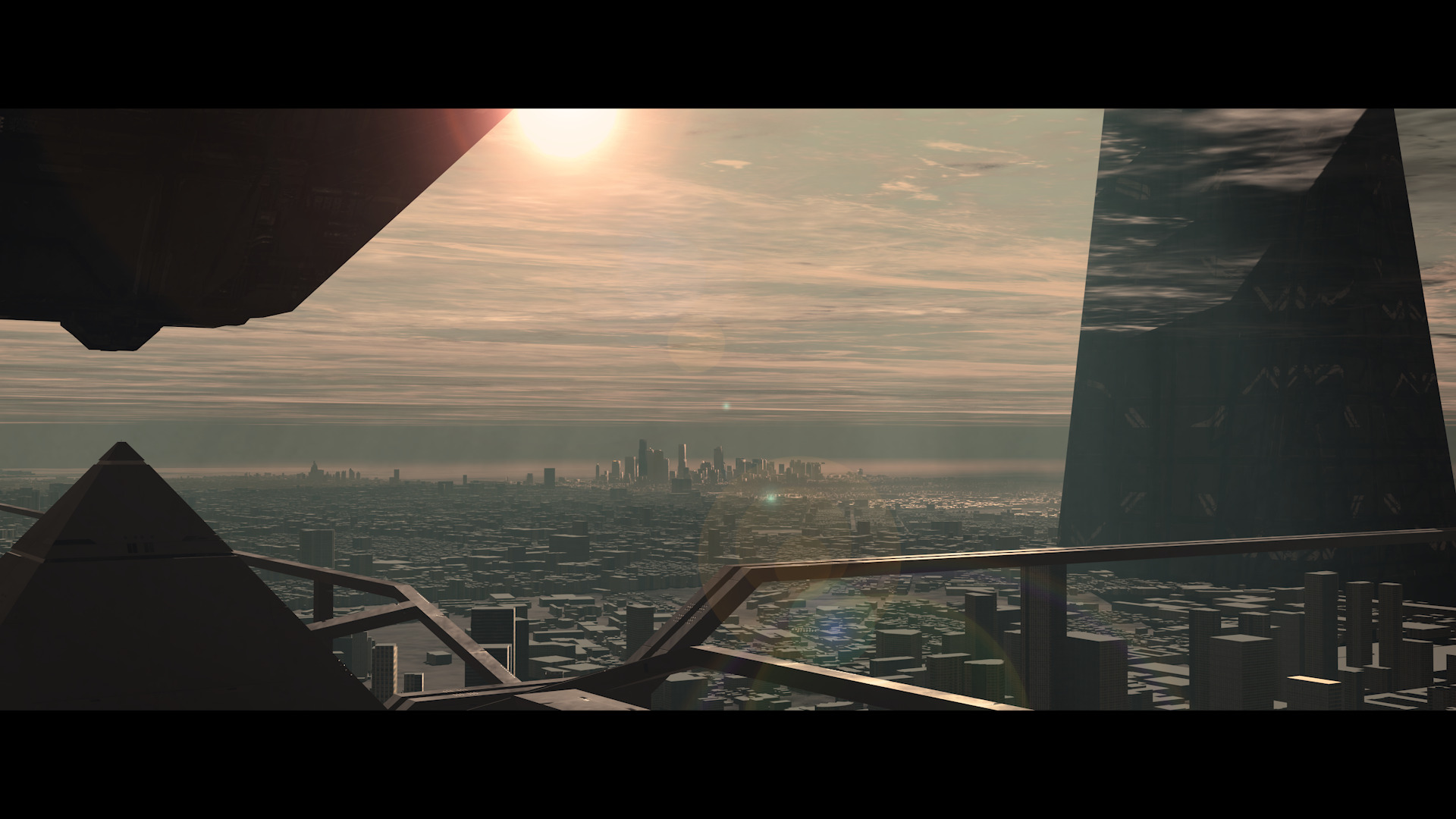 Sci-fi futuristic mega city 3D model | CGTrader