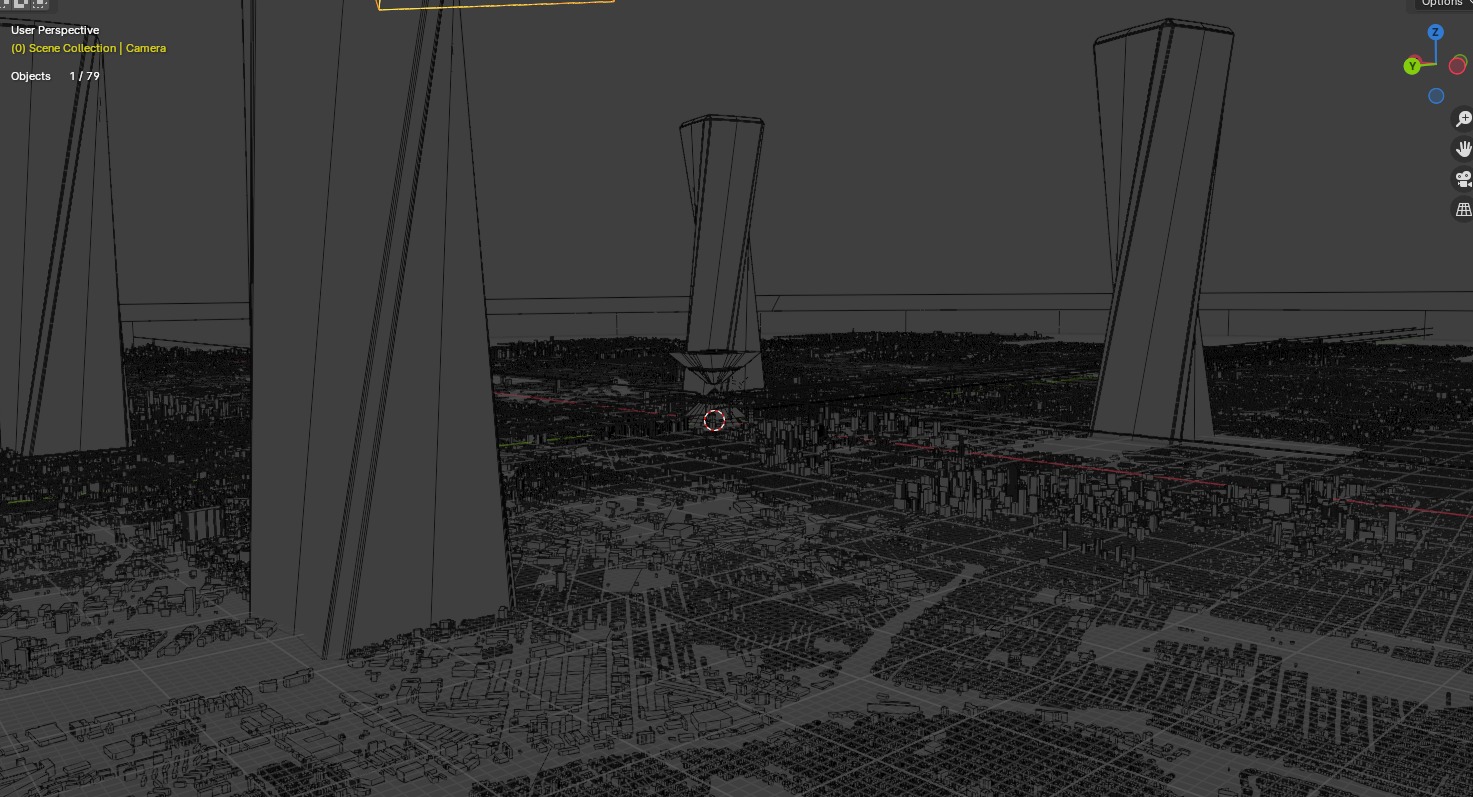 Sci-fi futuristic mega city 3D model | CGTrader