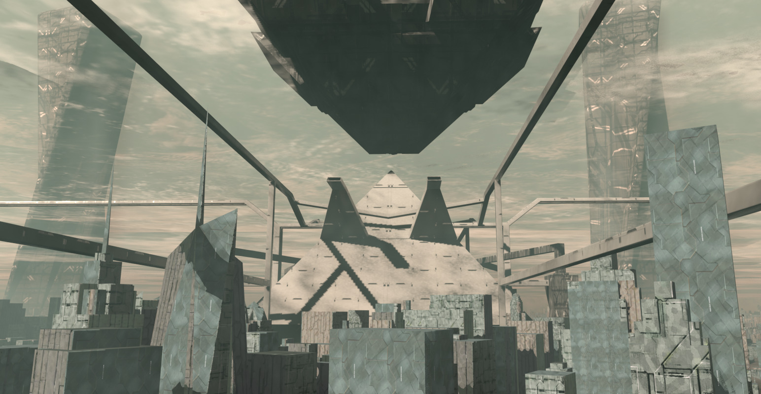 Sci-fi futuristic mega city 3D model | CGTrader