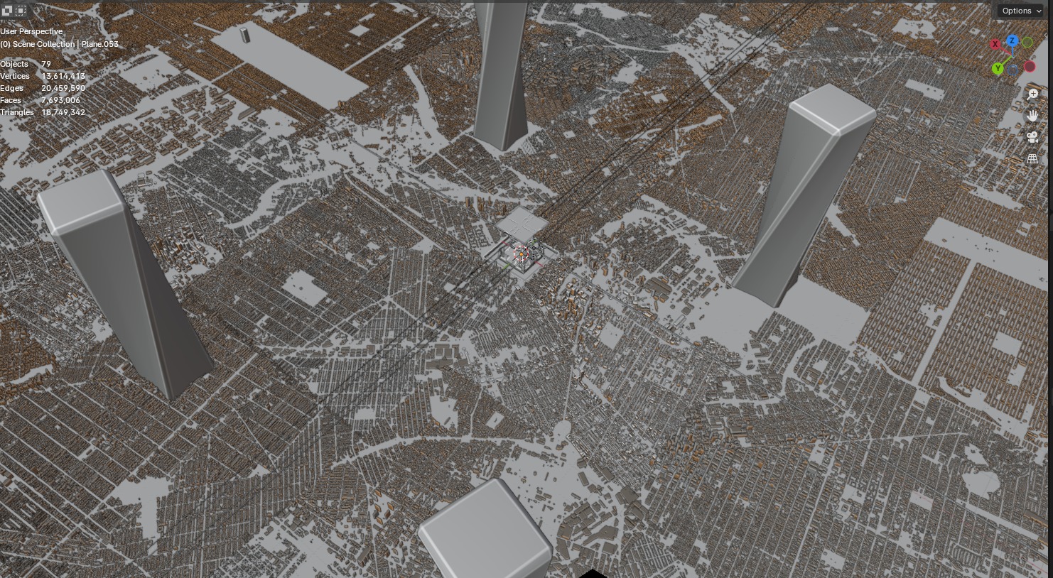 Sci-fi futuristic mega city 3D model | CGTrader
